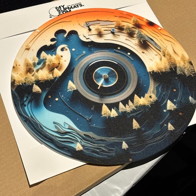 Vintage Jungle Slipmat Dj Turntable Music Gifts Musicians Art Record ...