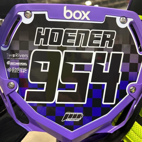 ODI DH / E-bike Front Plate Graphics, Full Custom Number Plates - Etsy ...