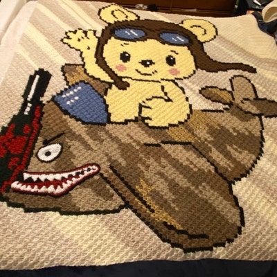 Red Tractor Crochet Graph c2c Mini C2c Sc Hdc Dc Tss - Etsy