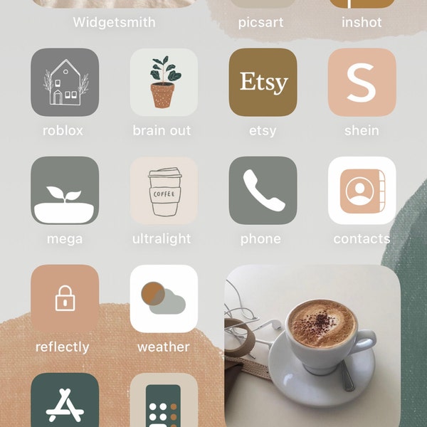 Autumn Boho Icon Theme Pack | IOS 14-15 | App Covers - Etsy