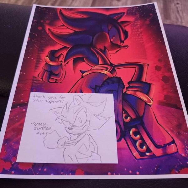 Shadow the Hedgehog Funny Autism Sticker Sonic the Hedgehog - Etsy