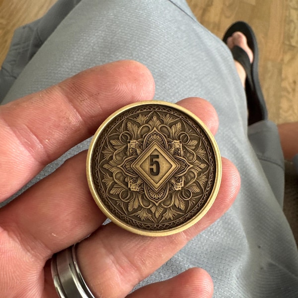 NA Medallion Coin Customized Years or Days Clean – Narcotics Anonymous ...