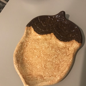 Ceramic Acorn Spoon Rest Handmade Woodland Kitchen Decor Pottery ...