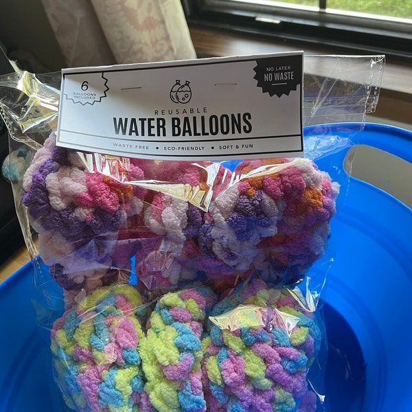 PRINTABLE Water Balloon Tags V2 - Digital PDF - Bag Topper Cards ...