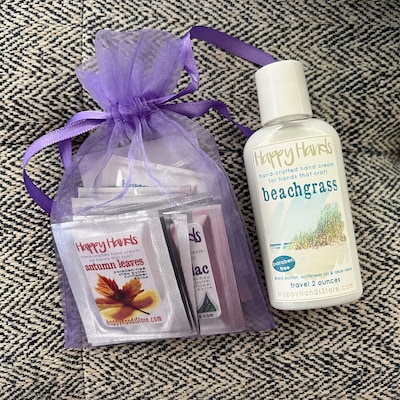 32-scent SUPER Sampler Hand Cream Sample Set HAPPY HANDS Scented Shea ...