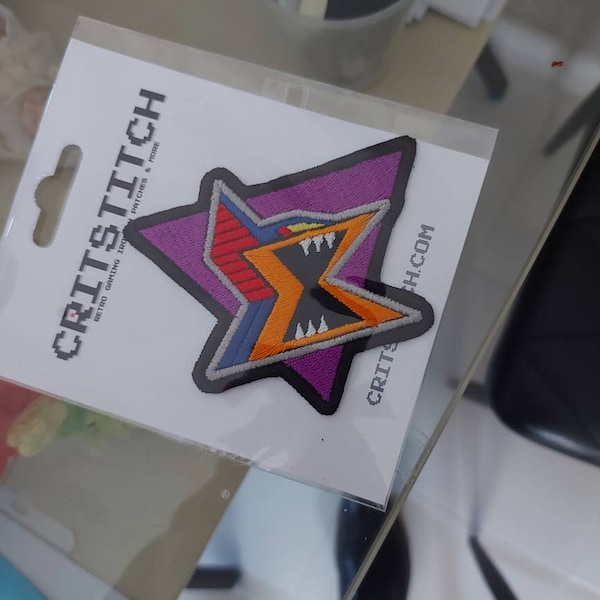 Sigma - Iron on Patch - Megaman X Mavericks Shiny Metallic Embroidery ...