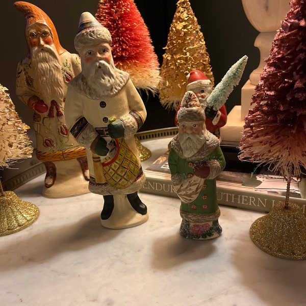 Peppermint. Chalkware Santa Claus - Etsy