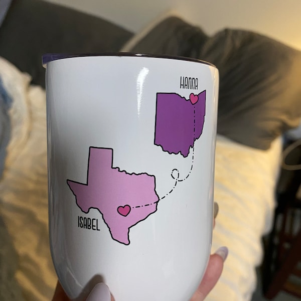 Long Distance Mug Friend Moving States Mug for Friend Long Distance ...