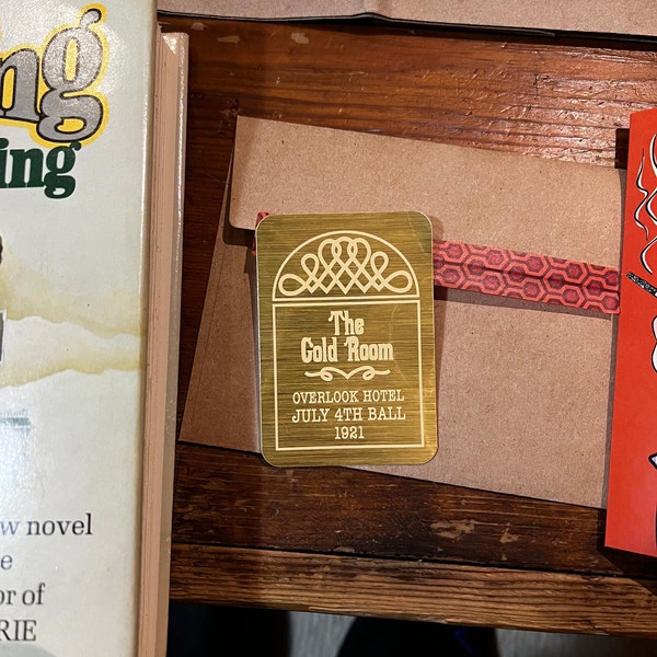 The Gold Room Sign - the Shining Gold Metallic Kiss Cut Sticker ...