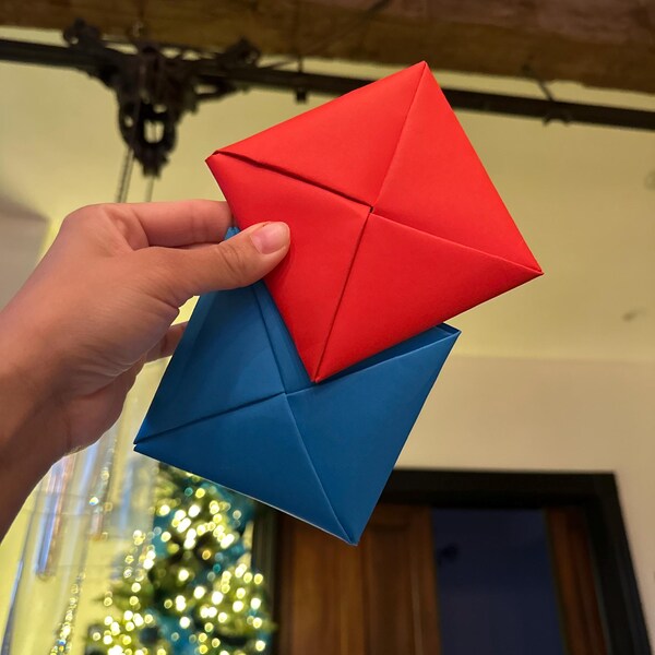 Korean Ddakji Card Game Squares Large Cards Easy Flip - Etsy