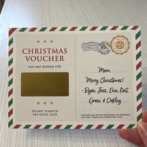 Santa Note Cards & Envelopes Santa Letter Template Warning - Etsy