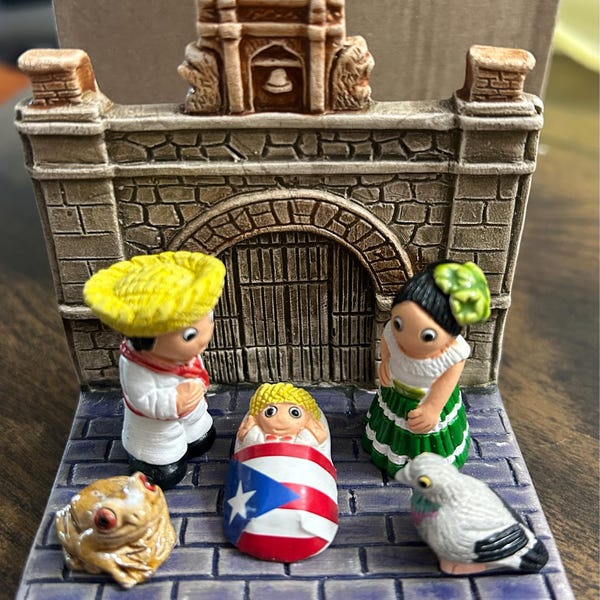 Australian II Nativity Scene Handmade in Clay 1 Block 3.3x2.2x2.2 High ...