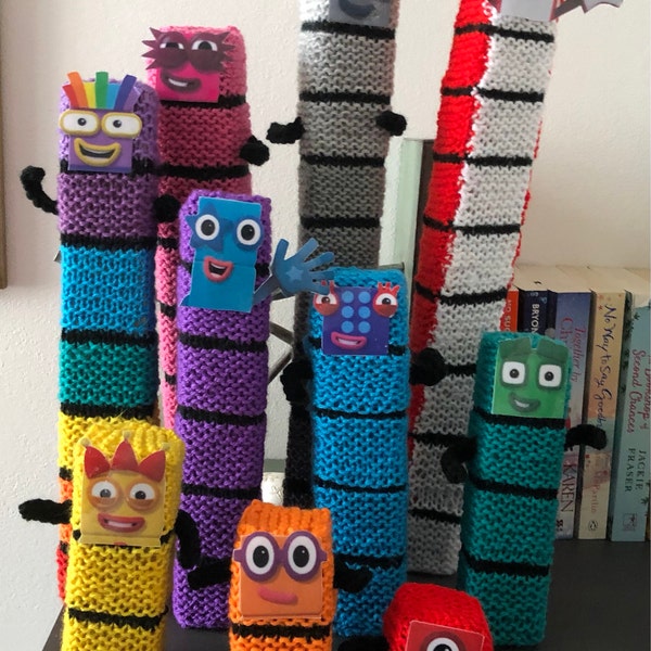 NUMBERBLOCKS 2024 Knitting Pattern. SOFTIES Made on FOAM - Etsy