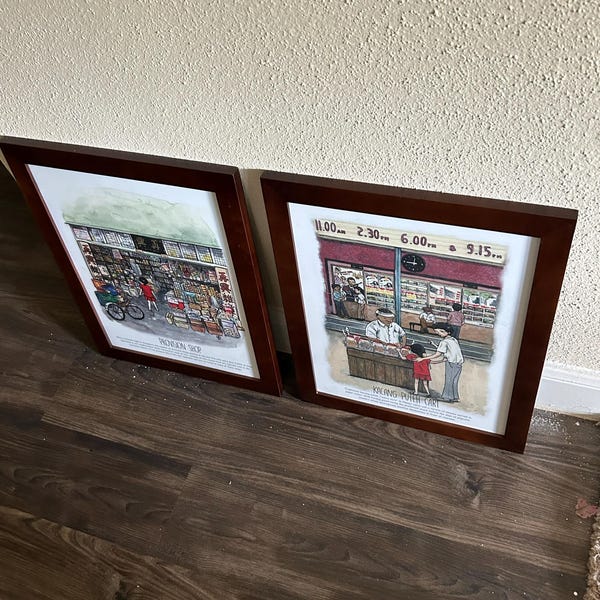 The Singaporean Green Peranakan-style Shophouse Artprint Poster - Etsy ...