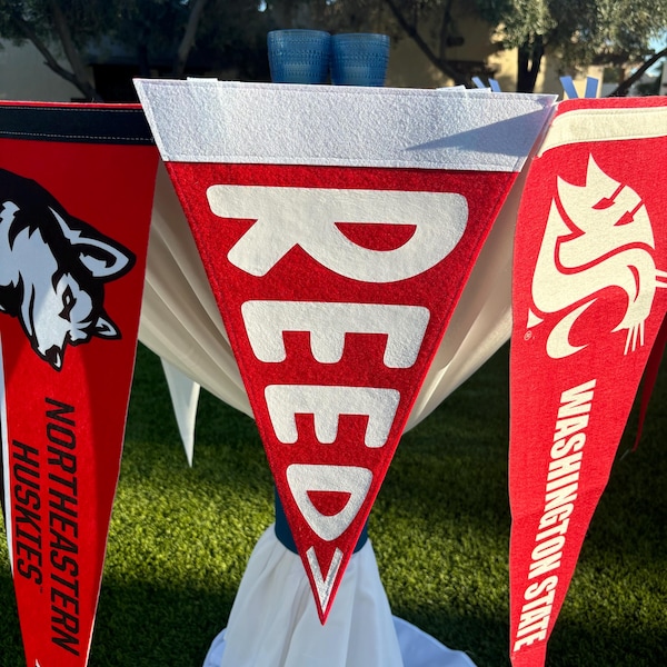 Custom Name PENNANT FLAG - Etsy