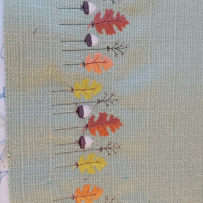 Fall Leaves Machine Embroidery Design, Thanksgiving Embroidery Pattern ...