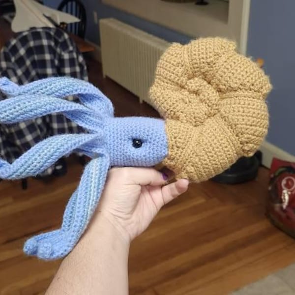 PATTERN | Ammonite Crochet Plush | Prehistoric Squid Species | Unique ...