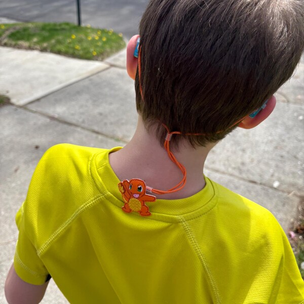 Blue Monster Hearing Aid or Cochlear Implant Leash / Retention Cord ...