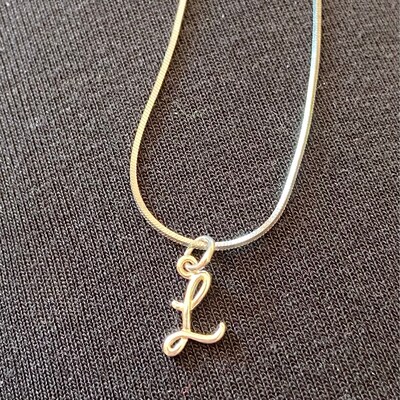 Small Sterling Silver Initials Charms,personalized Jewelry,sterling ...