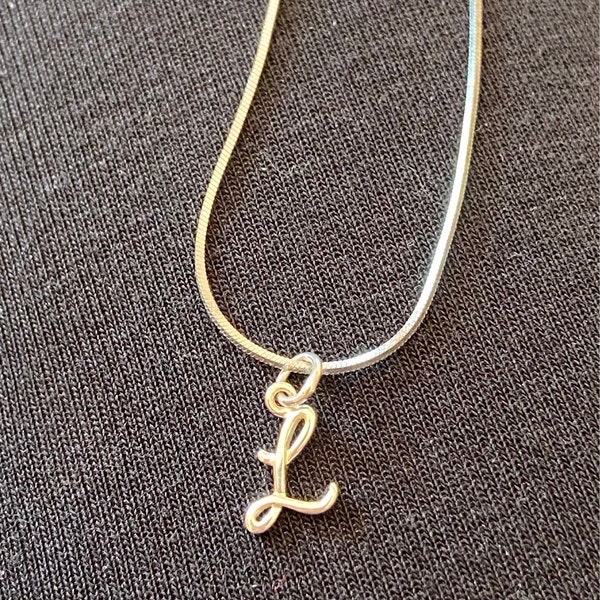 Small Sterling Silver Initials Charms,personalized Jewelry,sterling ...