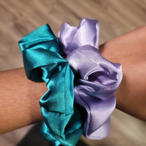 Make Your Own Silk Scrunchie Set! | Silk Scrunchy Pack | Handmade Silk ...