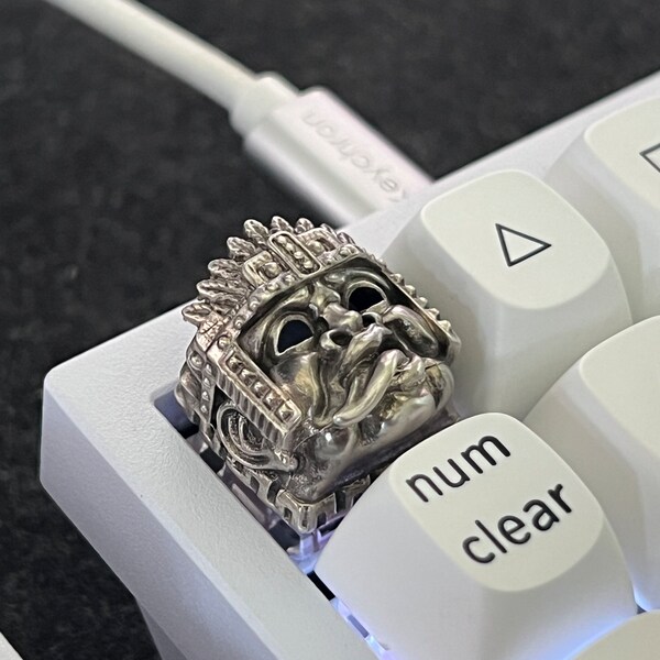 Hand-painted Rustic FOO DOG Keycap for Cherry MX Mechanical Gaming ...