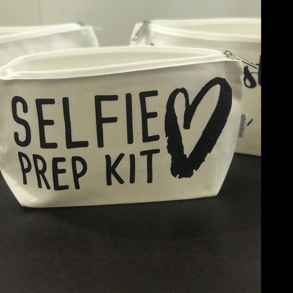 Selfie SVG - Selfie Prep Kit SVG - Canvas Bag SVG - Makeup Bag Svg ...