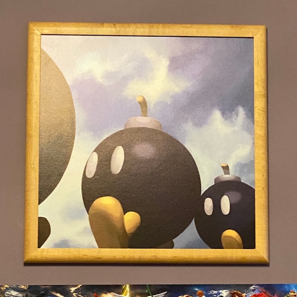 Bob-omb Battlefield Mario 64 50x50 Cm - Etsy