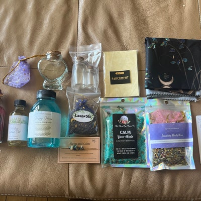 Protection Sachet Filled With Herbs Spell Mojo Bag Intention Gift for ...