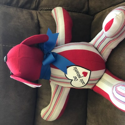 Memory SQUIRREL Handmade Keepsake Animal Made From Love One's Clothing ...