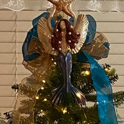Angel Mermaid Tree Topper - Etsy