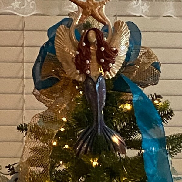 Angel Mermaid Tree Topper - Etsy
