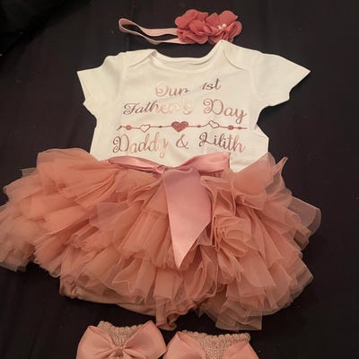 Luxury Girls Baby Dusky Pink Frilly Tutu Knickers Cake Smash Photoshoot ...