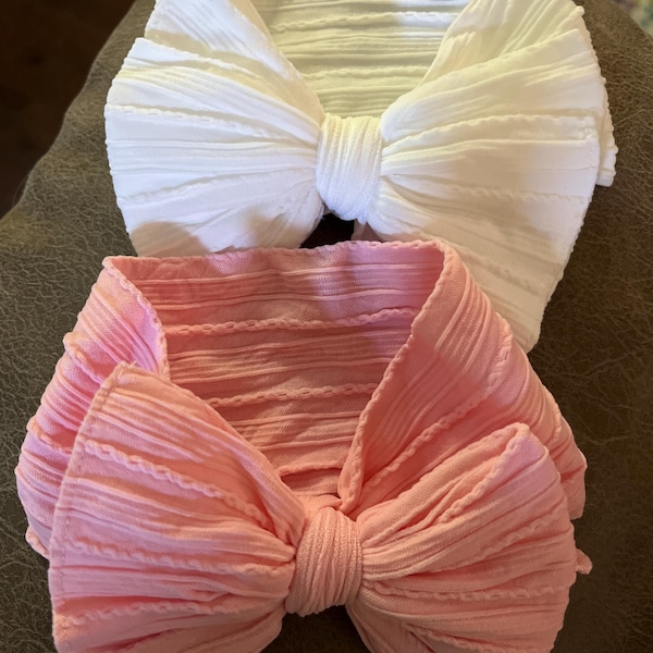 Big Bow Baby Headband, Girls Hair Bows, Baby Girl Headbands, Toddler ...