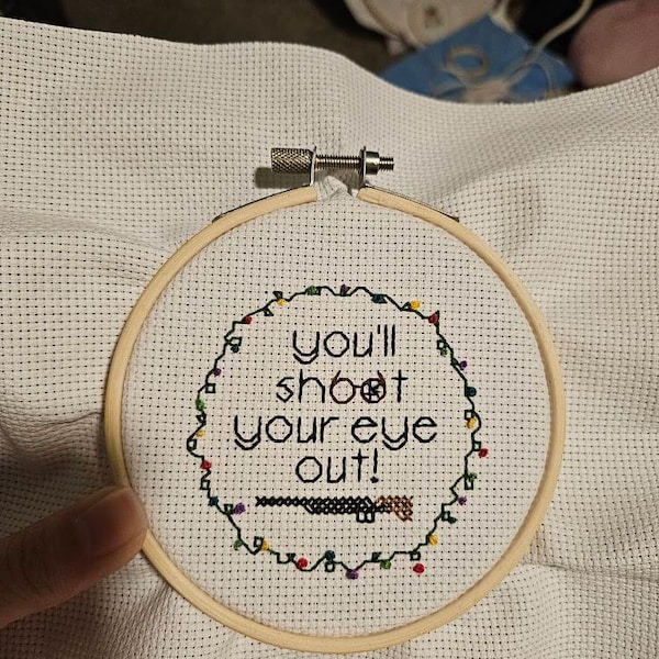 You'll Shoot Your Eye Out! - Cross Stitch Ornament Pattern *PDF Digital ...