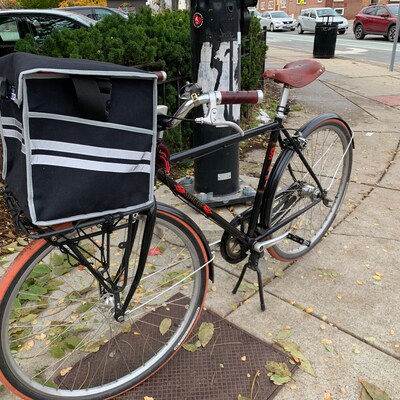 Waxed Canvas Porteur Bag Square - Etsy