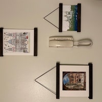 Poster Hanger Custom Landscape Photo Printed on Canvas With Wood ...