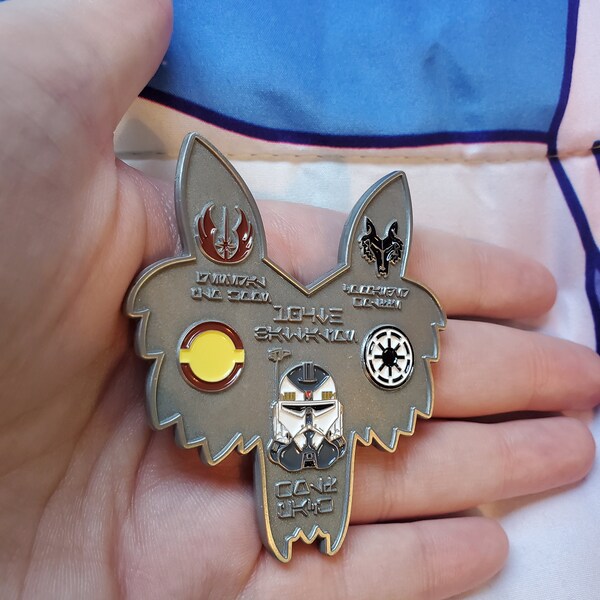 104th Clone Battalion Wolf Pack Challenge Coin Version 2 - Etsy