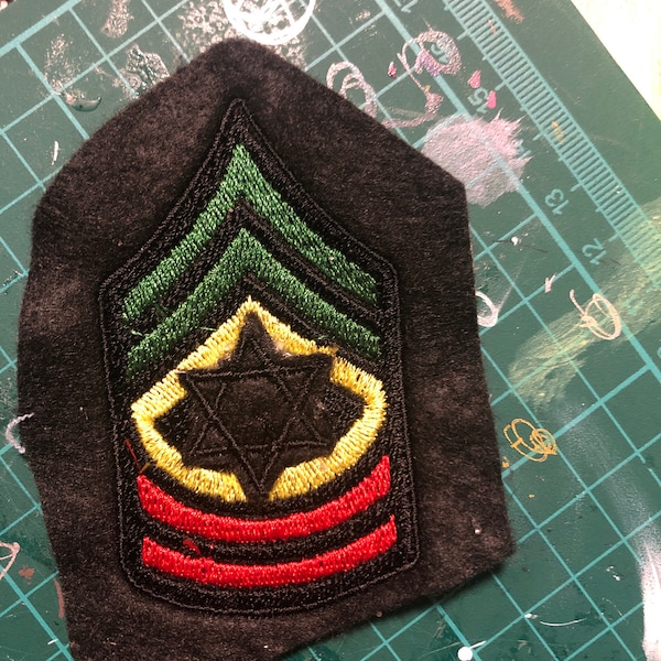 Sergeant Major Army - Machine Embroidery Design - Etsy