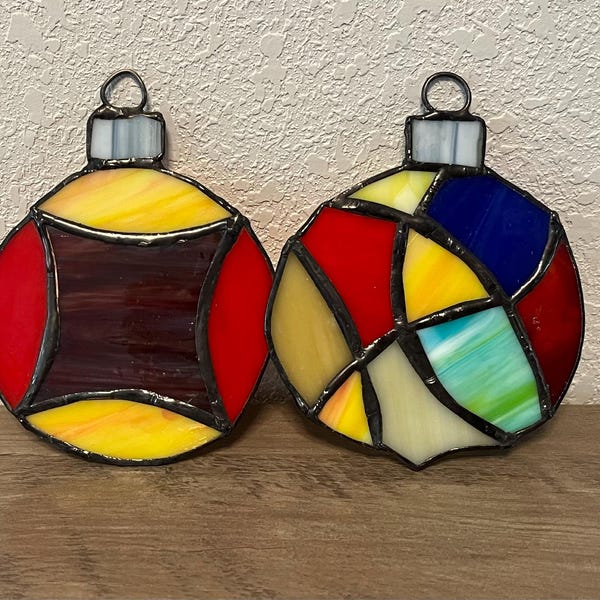Terrific Stained Glass Christmas Ornament Patterns Gallery