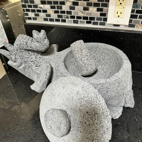 Volcanic Stone Metate | Grinding Stone | Cocoa Grinding Stone | Mexican ...