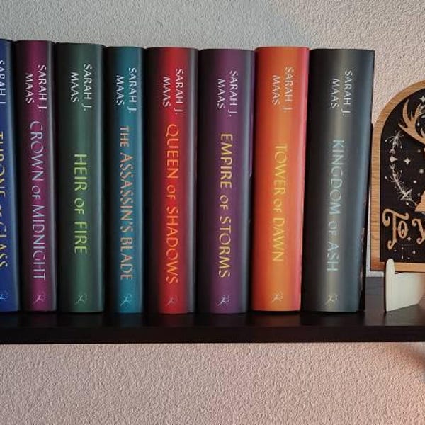 ASSEMBLED Book Nook| Acotar Inspired| Fantasy Books| Silver Flames| Bat ...