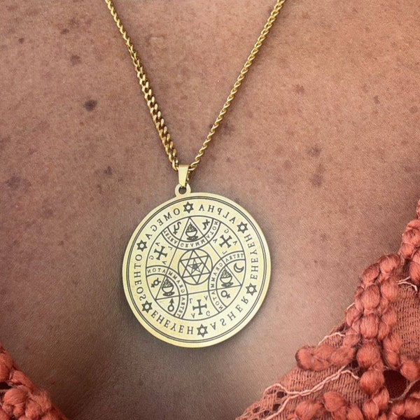 Talisman//1st Pentacle of the Sun//pentacle of Solomon//seal of Solomon ...