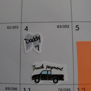 Work Stickers Planner Stickers Script Stickers Fits Erin - Etsy