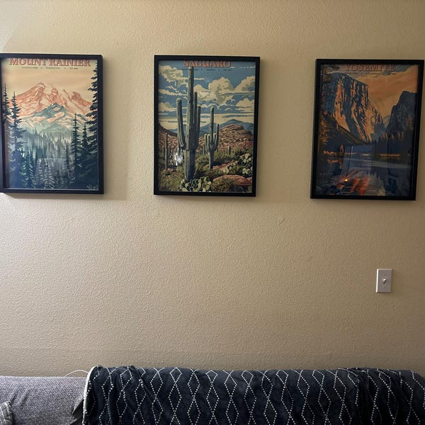 63 National Parks in USA, Digital Posters, Digital Prints, National ...