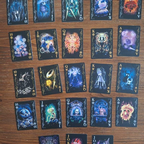 VOID Playing Card Deck | 54 Cards, Poker Size, Hollow Knight Inspired ...