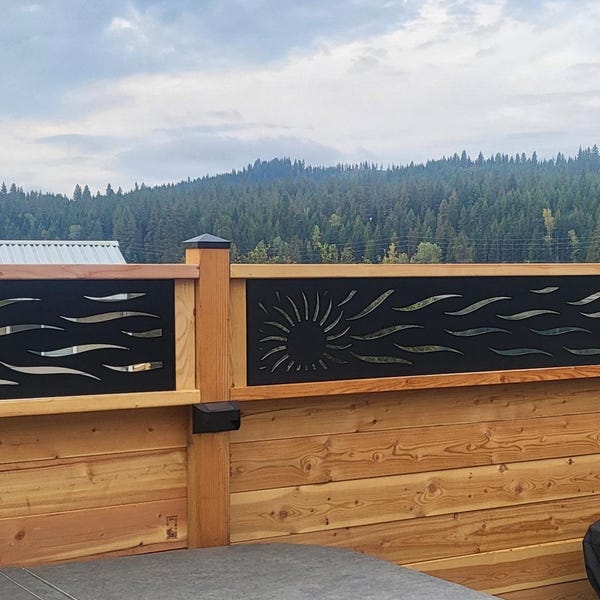 Aluminum Fence Topper Fencing & Trellis, Fence Toppers Metal Decorative ...