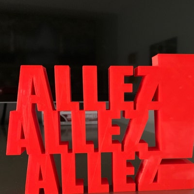 Liverpool 3D Sign Allez Allez Allez - Etsy