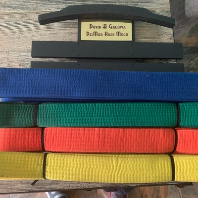 Karate Belt Keychain Martial Arts Accessory Custom Colors - Etsy