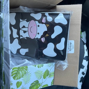 BLACK Cow Budget Binder Cow Print Budget Binder Cow Pattern Book Budget ...